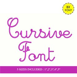 Cursive Embrilliance Embroidery Font | AnnTheGran.com