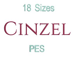 Cinzel Font Embroidery Font | AnnTheGran.com