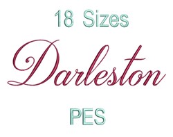 Darleston Font Embroidery Font | AnnTheGran.com