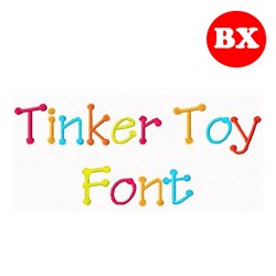 Tinker Toy Embrilliance Embroidery Font | AnnTheGran.com