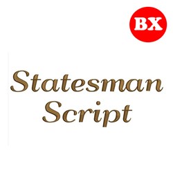 Statesman Script Style Embrilliance Font Embroidery Font | AnnTheGran.com