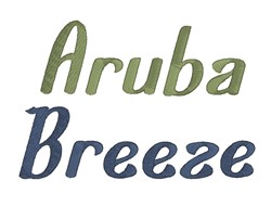 Aruba Breeze Embroidery Font | AnnTheGran.com