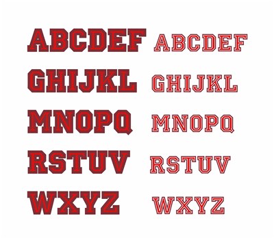 University Letters Font Embroidery Font | AnnTheGran