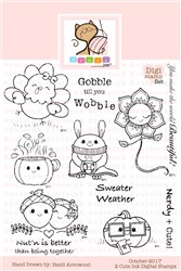 Fall Fun Digital Stamps Set Vector Illustration | AnnTheGran.com