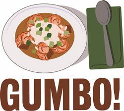 Gumbo Meal Vector Illustration | AnnTheGran.com