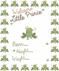 Welcome Little Prince Vector Illustration | AnnTheGran.com