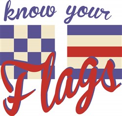 Know Your Flags Vector Illustration | AnnTheGran.com