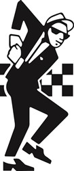 SKA Dancer SVG file - SVG cut files.com | AnnTheGran.com