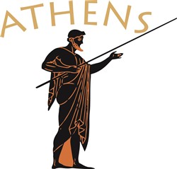 Athens Warrior Vector Illustration | AnnTheGran.com