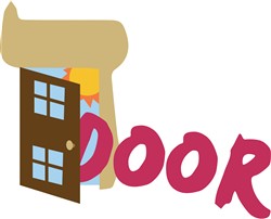 Hebrew Door Vector Illustration | AnnTheGran.com