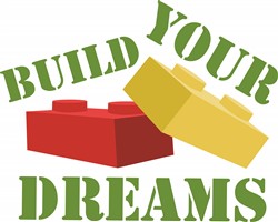 Build Dreams Vector Illustration | AnnTheGran.com