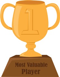 Most Valuable Player Vector Illustration | AnnTheGran.com