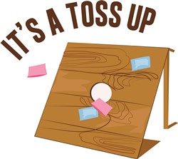 Toss Up Vector Illustration | AnnTheGran.com