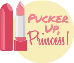 Pucker Up Princess! Vector Illustration | AnnTheGran.com