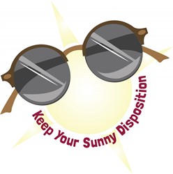 Keep Your Sunny Disposition Vector Illustration | AnnTheGran.com