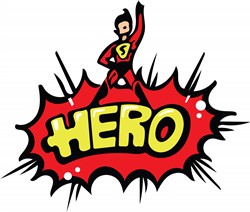 Hero Vector Illustration | AnnTheGran.com