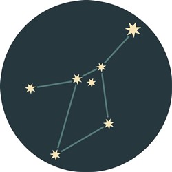 Cancer Constellation Vector Illustration | AnnTheGran.com