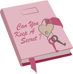 Keep A Secret Vector Illustration | AnnTheGran.com
