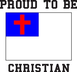 Christian Flag Vector Illustration | AnnTheGran.com