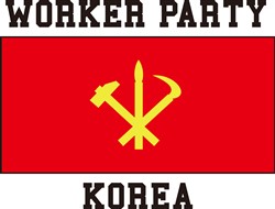 Worker Party Korea Vector Illustration | AnnTheGran.com