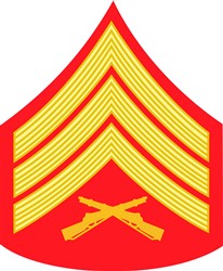 Sergeant Rank Vector Illustration | AnnTheGran.com