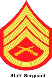 Staff Sergeant Vector Illustration | AnnTheGran.com