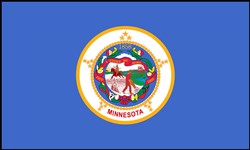 Minnesota Flag Vector Illustration | AnnTheGran.com
