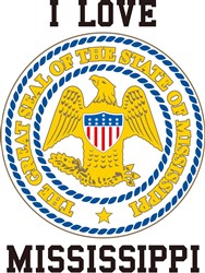 I Love Mississippi Vector Illustration | AnnTheGran.com