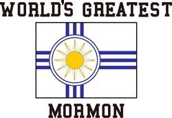 Mormon Flag Vector Illustration | AnnTheGran.com
