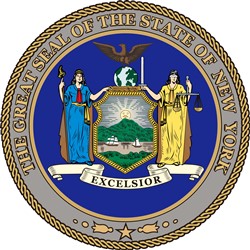 New York State Seal Vector Illustration | AnnTheGran.com