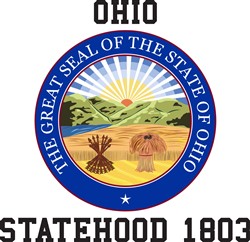 Ohio Statehood Vector Illustration | AnnTheGran.com