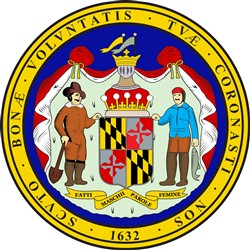 Maryland State Seal Vector Illustration | AnnTheGran.com