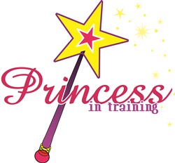 Princess in Training Vector Illustration | AnnTheGran.com