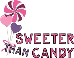 Sweeter Than Candy Vector Illustration | AnnTheGran.com