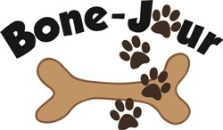 Bone-Jour Vector Illustration | AnnTheGran.com