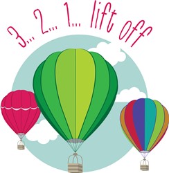 3 2 1 Lift Off Vector Illustration | AnnTheGran.com