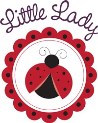Little Lady Vector Illustration | AnnTheGran.com