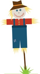 Autumn Scarecrow Vector Illustration | AnnTheGran.com