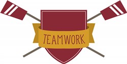 Teamwork Crew Shield Vector Illustration | AnnTheGran.com