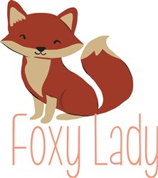 Foxy Lady Vector Illustration | AnnTheGran.com
