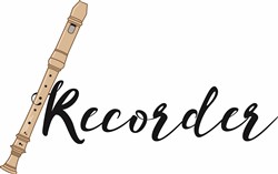 Recorder Vector Illustration | AnnTheGran.com