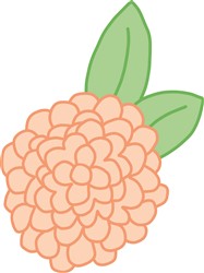 Mum Flower Vector Illustration | AnnTheGran.com