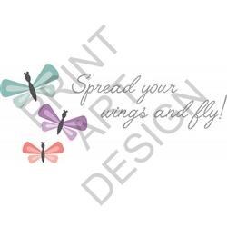 Spread Your Wings Vector Illustration | AnnTheGran.com