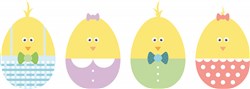 Easter Egg Chicks Vector Illustration | AnnTheGran.com