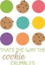 Cookie Crumbles Vector Illustration | AnnTheGran.com