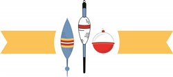 Fishing Bobbers Vector Illustration | AnnTheGran.com
