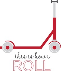 How I Roll Vector Illustration | AnnTheGran.com