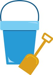 Sand Bucket Vector Illustration | AnnTheGran.com