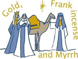 Three Kings Gifts Vector Illustration | AnnTheGran.com