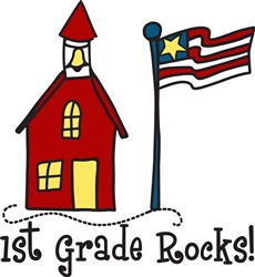 1st Grade Rocks Vector Illustration | AnnTheGran.com